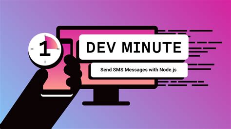 send sms messages with node js one dev minute
