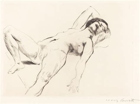 Liegender Weiblicher Akt I Reclining Female Nude I Lovis Corinth