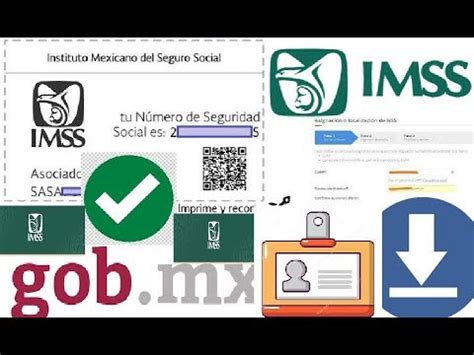 C Mo Descargar Carnet O Terjeta Con Tu N Mero Del Imss Nss Youtube