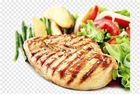 Grilled Chicken Chicken Vegetables Meat Png Pngwing