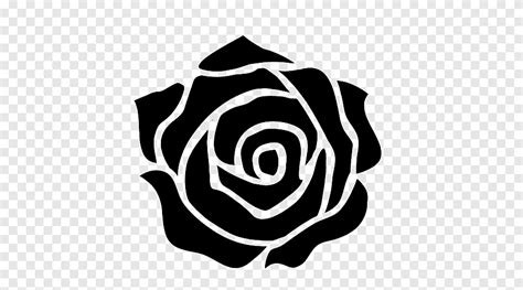 Icônes d ordinateur Rose noire rose monochrome fleur png PNGEgg