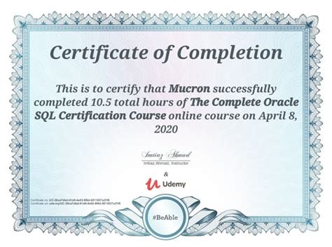 the complete oracle sql certification course ppt