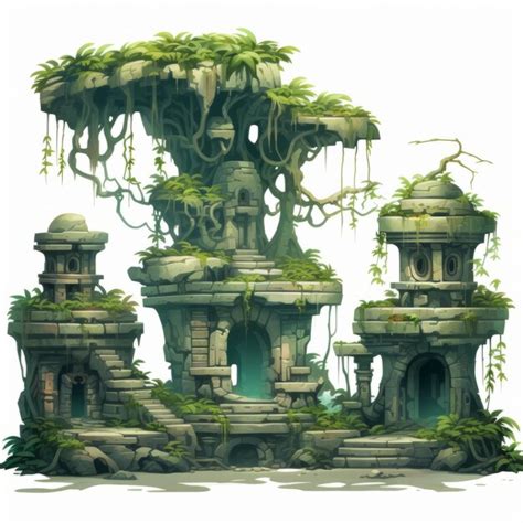 Premium AI Image Exploring The Mystical Jungle Temple A Ta Prohm