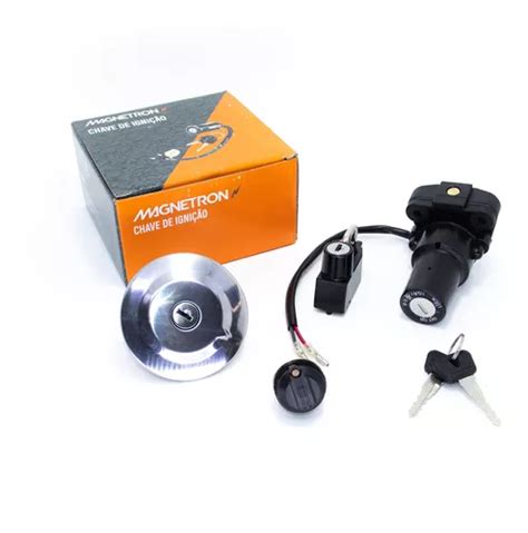 Kit Chave Ignição Yamaha Ybr 125 2006 2008 Magnetron Parcelamento