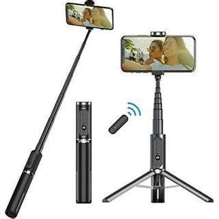 Bastão Pau Selfie Tripé Controle Bluetooth Retrátil Celular Suporte