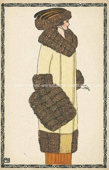 WW 313 Mela Koehler Litho Wiener Werkstätte Postkarten