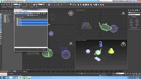 3ds Max 02 03 Select By Name Tool YouTube