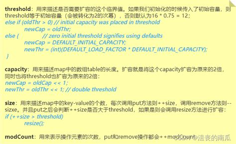 彻底搞清楚hashmap中的threshold、capacity、size、modcount属性的意义和区别 threshold hashmap csdn博客