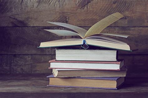 Old Books On The Table Stock Image Image Of Knowledge 97833857
