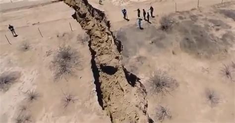 Earthquake Riddle As Spectacular Drone Footage Reveals Giant Crack In
