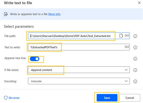 pdf automation in power automate desktop