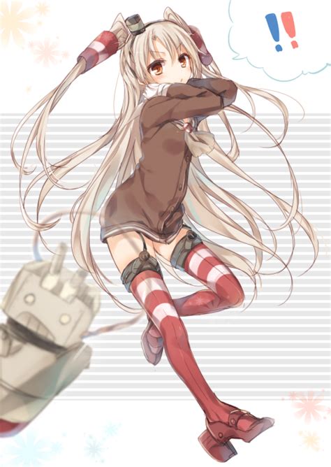 Amatsukaze And Rensouhou Kun Kantai Collection Drawn By Komeshiro