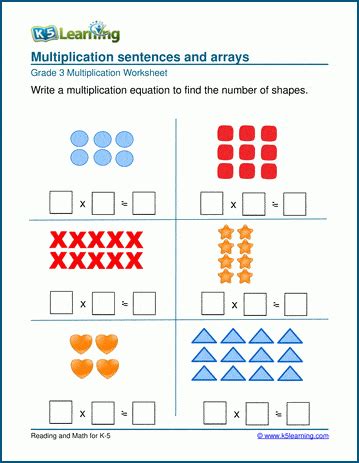 Multiplication Arrays Worksheets Math Monks Worksheets Library