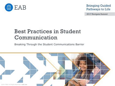 Pdf Best Practices In Student Communication Eab Pdf Filebest