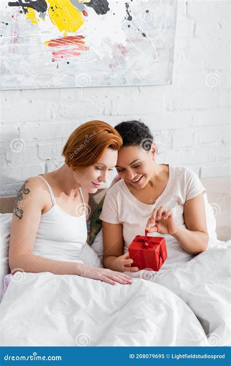 View Of Beautiful Lesbian Couple Together Stock Image Image Of Multiethnic Caucasian 208079695