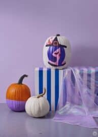 Chic Painted Halloween Pumpkin Ideas Lady Decluttered
