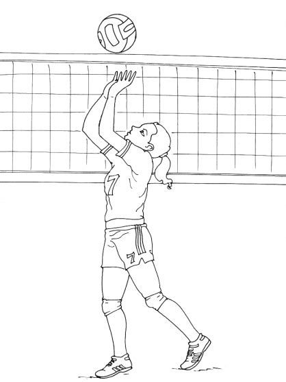 Coloriage Jeux Olympiques Volleyball Coloriage Dessins Sportifs
