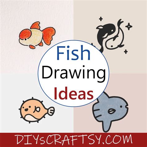 25 Creative Fish Drawing Ideas For Beginners DIYsCraftsy