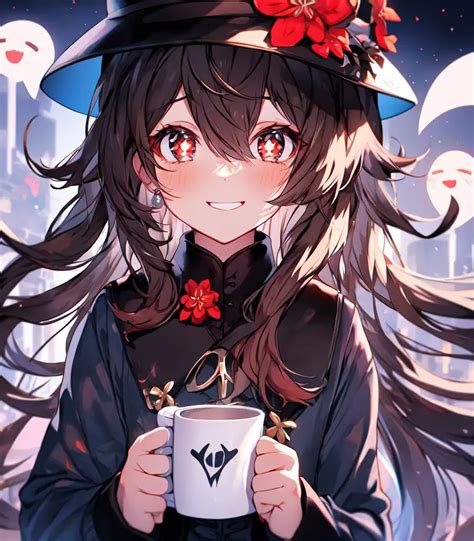 Ai Art Hu Tao By Pixai