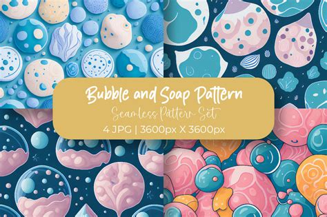 Abstract Soap Bubble Seamless Patterns Graphic By Srempire Creative