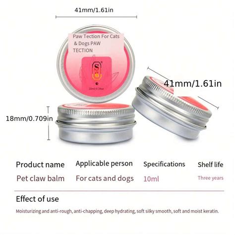 Baume De Soin Des Coussinets Pour Chien Et Chat De Compagnie Cr Me