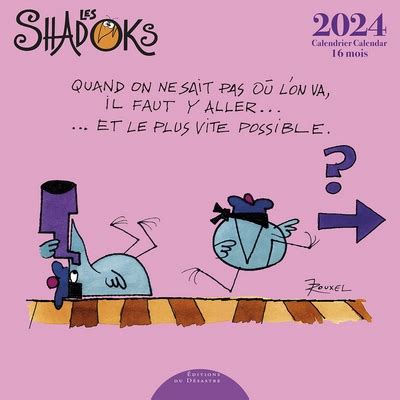 Calendrier Mural Les Shadoks Mois