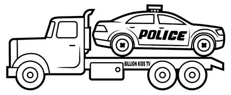 Desenhos de carros de polícia para colorir Como fazer em casa