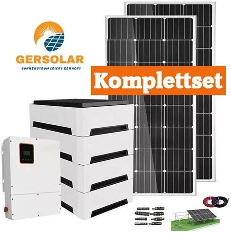 6 KW Photovoltaikanlage Komplettset Mit Speicher Dreiphasig