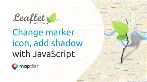 Leaflet Tutorial 3 Change Marker Icon Add Shadow YouTube