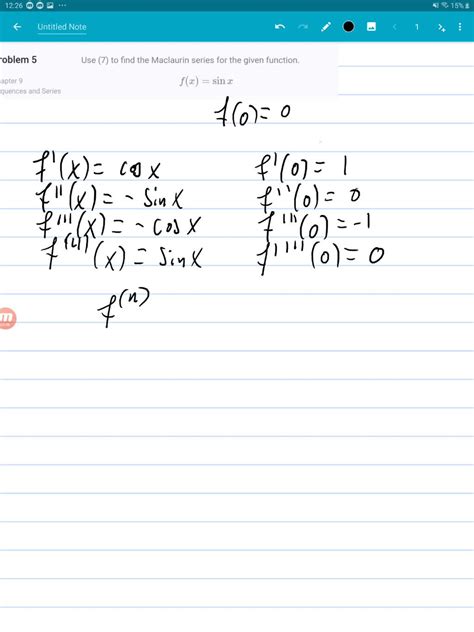 use a maclaurin series in this table to obtain the ma… solvedlib