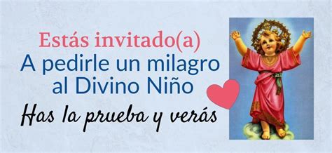 Oraci N Al Divino Ni O Jes S Para Pedir Un Milagro Novena Y Rosario