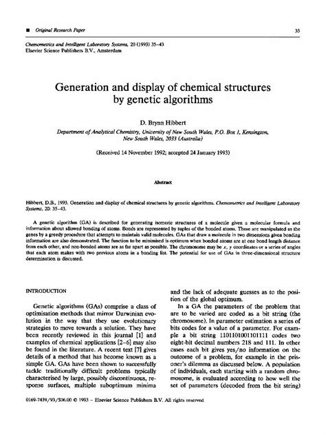 pdf generation and display of chemical structures by genetic algorithms dokumen tips