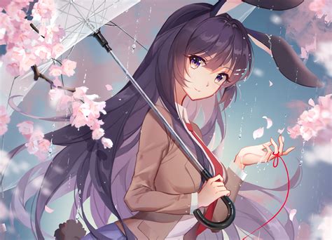 Papel De Parede Seishun Buta Yarou Wa Bunny Girl Senpai No Yume O Minai Mai Sakurajima