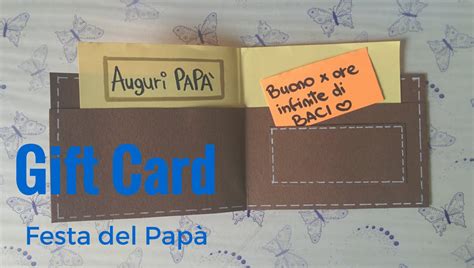 DIY Biglietto fai da te per festa del Papà Father s day card tutorial