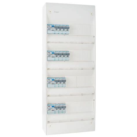 Tableau électrique prééquipé HAGER 4 rangées 13 modules Gamma 123elec