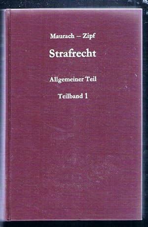 Strafrecht Allgemeiner Teil Teilband AbeBooks