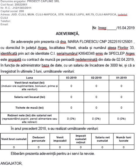Model Adeverinta Salariat Pentru Medic Articole Despre Model