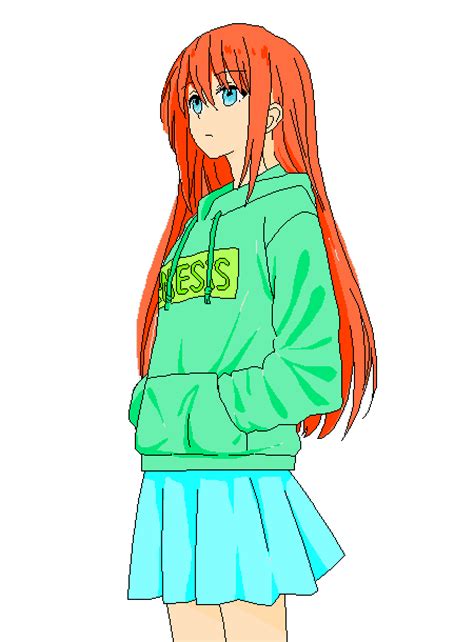 Pixilart Anime Girl Base By Tigherlover
