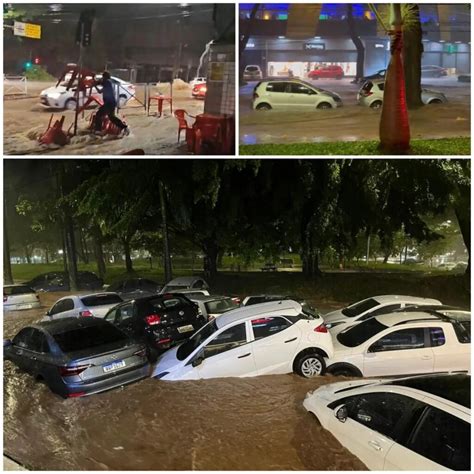 Belo Horizonte chuva forte causa alagamentos em vários pontos da