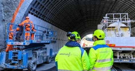 Autostrade Riapre In Anticipo La Galleria Sulla A10