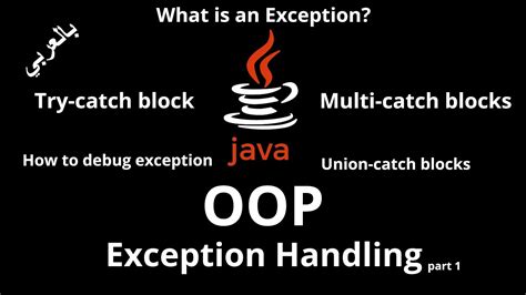 Java Exception Handling Try Catch Block Multi Catch Blocks