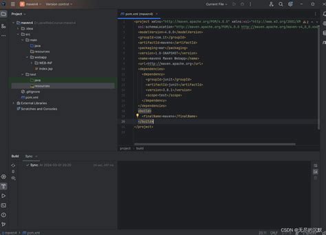在idea中用模板骨架初始创建maven管理的web项目时没有src有关的目录的解决方案 idea创建mavenweb项目没有src目录 csdn博客