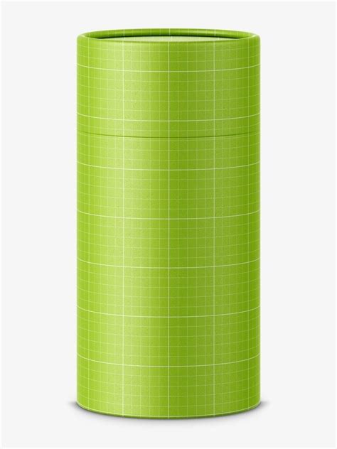 Cylinder Cardboard Box Mockup Smarty Mockups