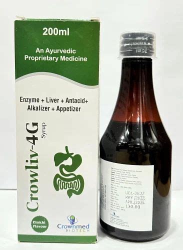 Crowliv G Liver Alkaliser Enzyme Antacid Syrup Ml At Rs