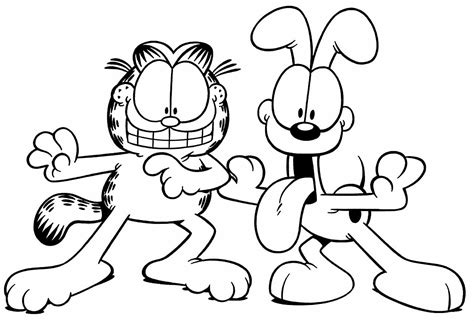Desenhos Do Garfield Para Colorir Bora Colorir