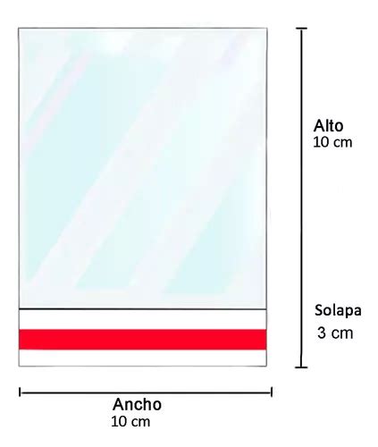 1000 Pzas Bolsa Celofan Con Adhesivo 10x10 Empaque Plástico MercadoLibre