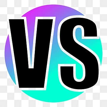 Vs Clipart Vector Element Of Vs Fight Game Letter Fight Logo Png