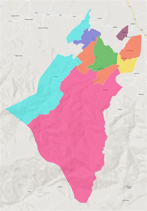 Sakarya Karapürçek in Mahalleleri AtlasBig