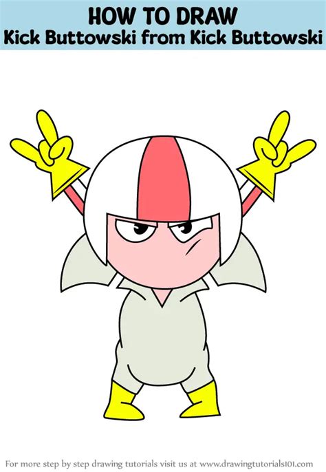 How To Draw Kick Buttowski From Kick Buttowski Kick Buttowski Step By