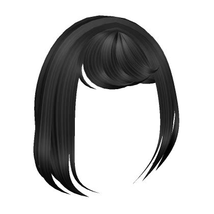 Side Swept Bangs In Black Roblox Item Rolimon S